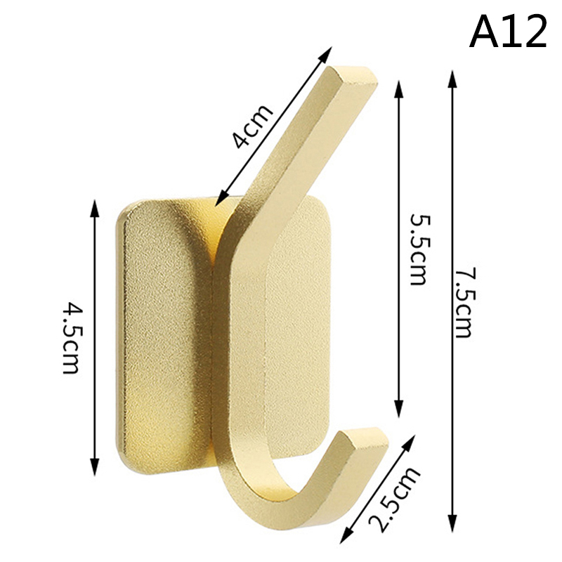 A21 - Crochet mural multi usages pour clés de porte, crochet pour manteau en tissu, crochet pour ...