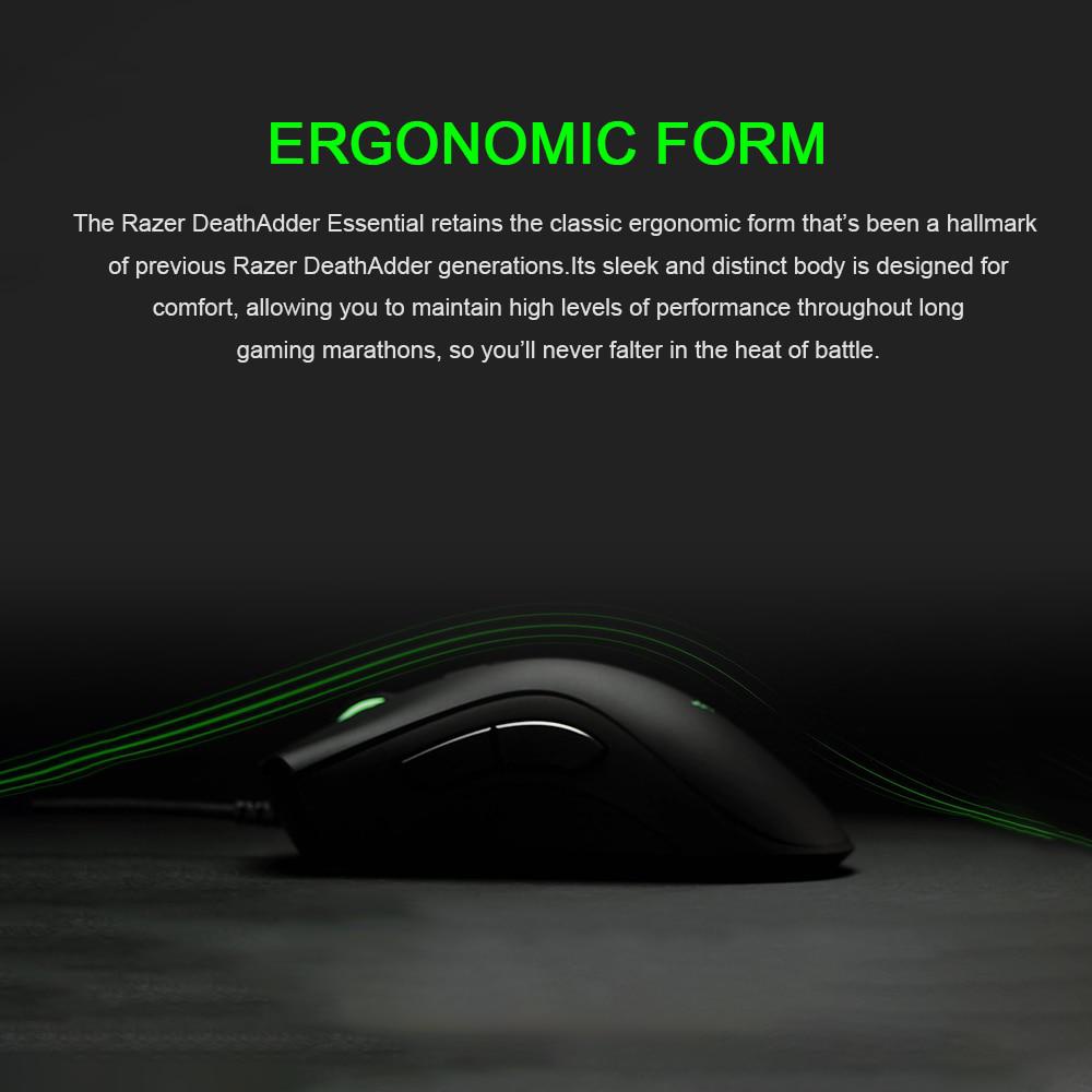 Razer Wired Gaming Mouse Mice 6400dpi Optical Sensor 5 Independently ...