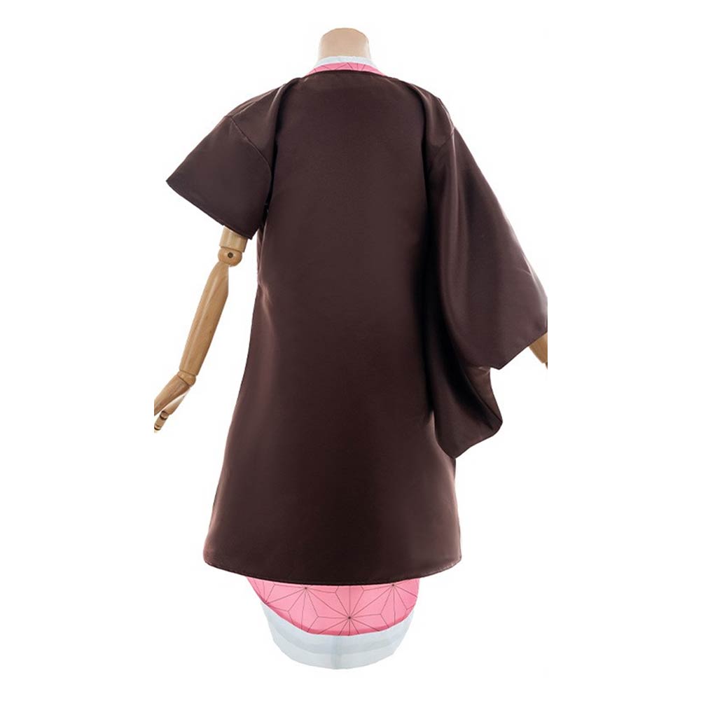 Anime Demon Slayer Kamado Nezuko Dress Cosplay Costume - AllCosplay.com