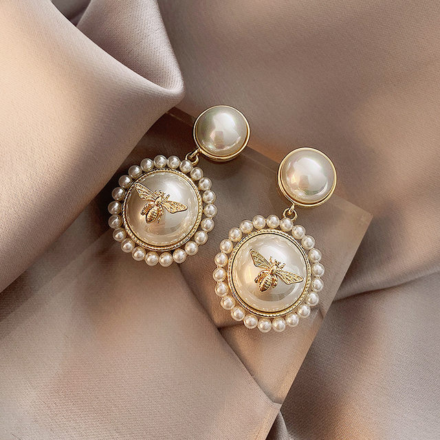 AliExpress Replicas of Luxury Brand C Earrings with Stone Coco .Crush Letter D Number 5 Logo Earrings Korean