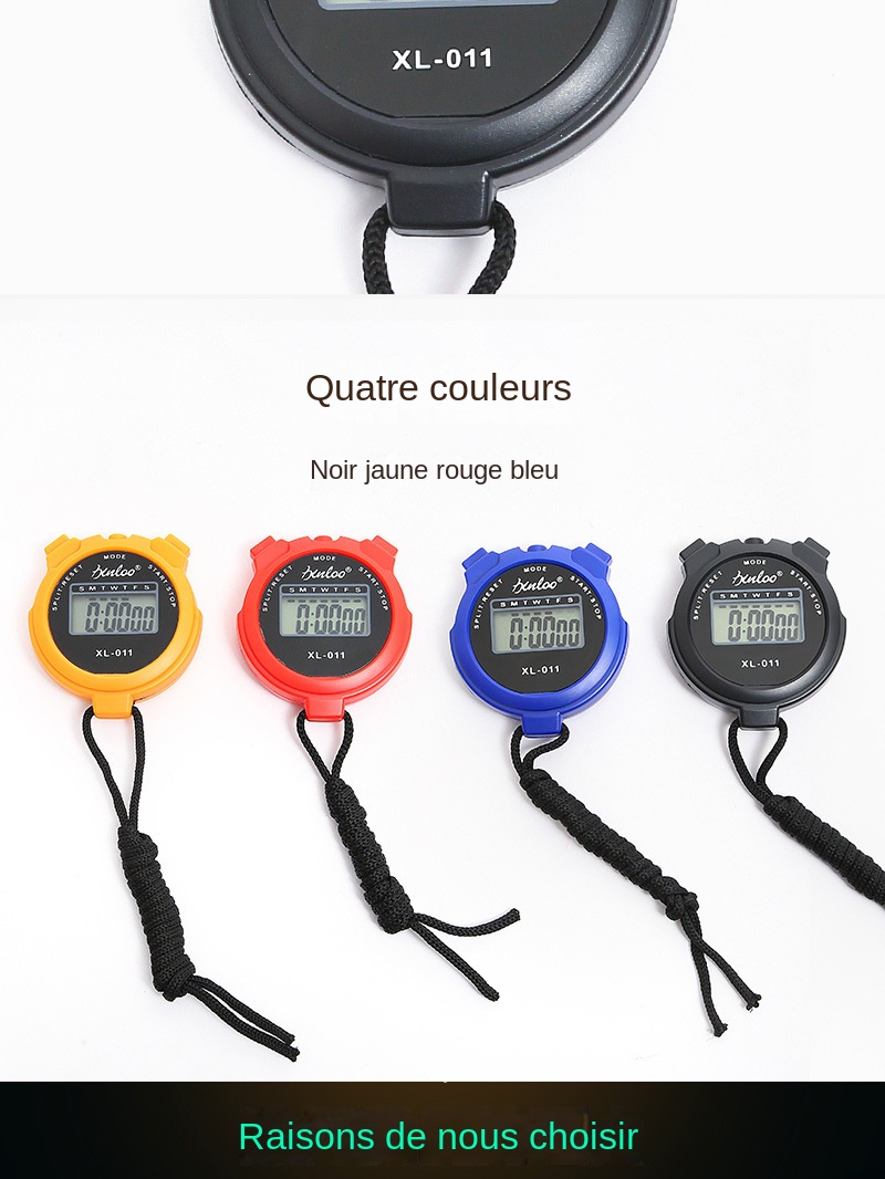 Chronomètre électronique résistant à l'eau, chronomètre de sport ...