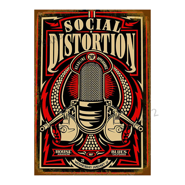 Social Distortion Poster