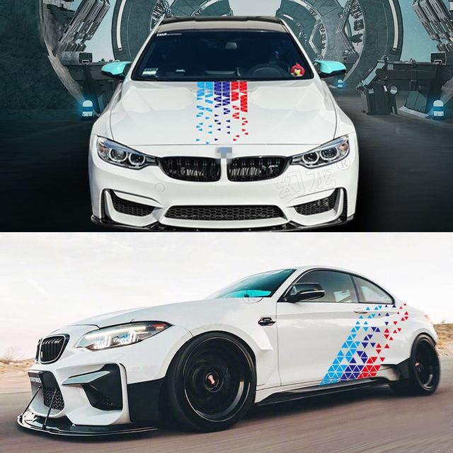 Car Stickers For BMW 1 2 3 4 5 Series M3 M4 M5 Body Side Hood Roof Custom Vinyl Cool Car Decals Modified AliExpress 34