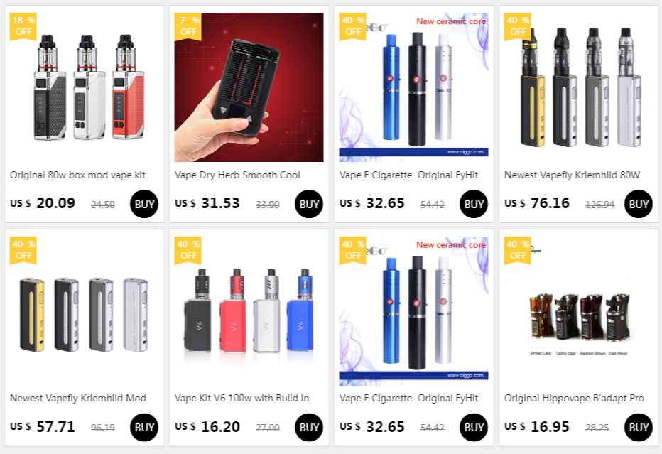 Vape Kit E Cig Pipe 618 RTA Kit Dual 900mAh Rechargeable Wooden Mod Kit ...