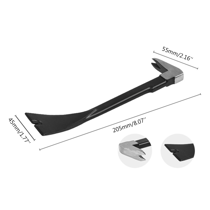 Nail Puller Cats Paw Pry Bar Nail Remover Pry Bar Tool Double-headed ...