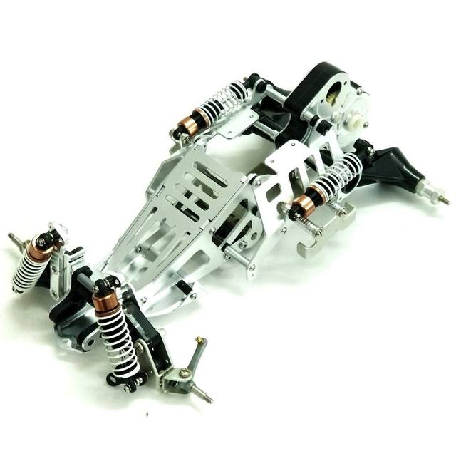 Custom Aluminum Chassis Kit for TAMIYA Frog Black Foot Monster Beetle 1 10 Buggy Car