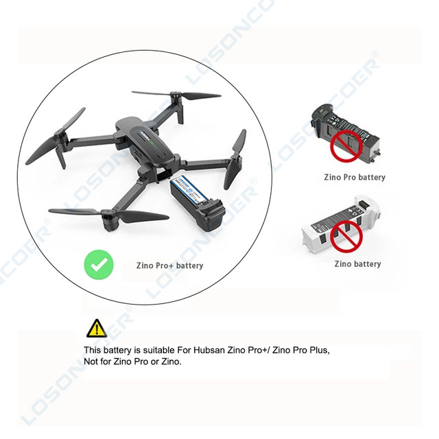 7000mAh For Hubsan Zino Pro Zino Pro Plus RC Drone Spare Parts Battery Quadcopter Spare Parts Accessories AliExpress