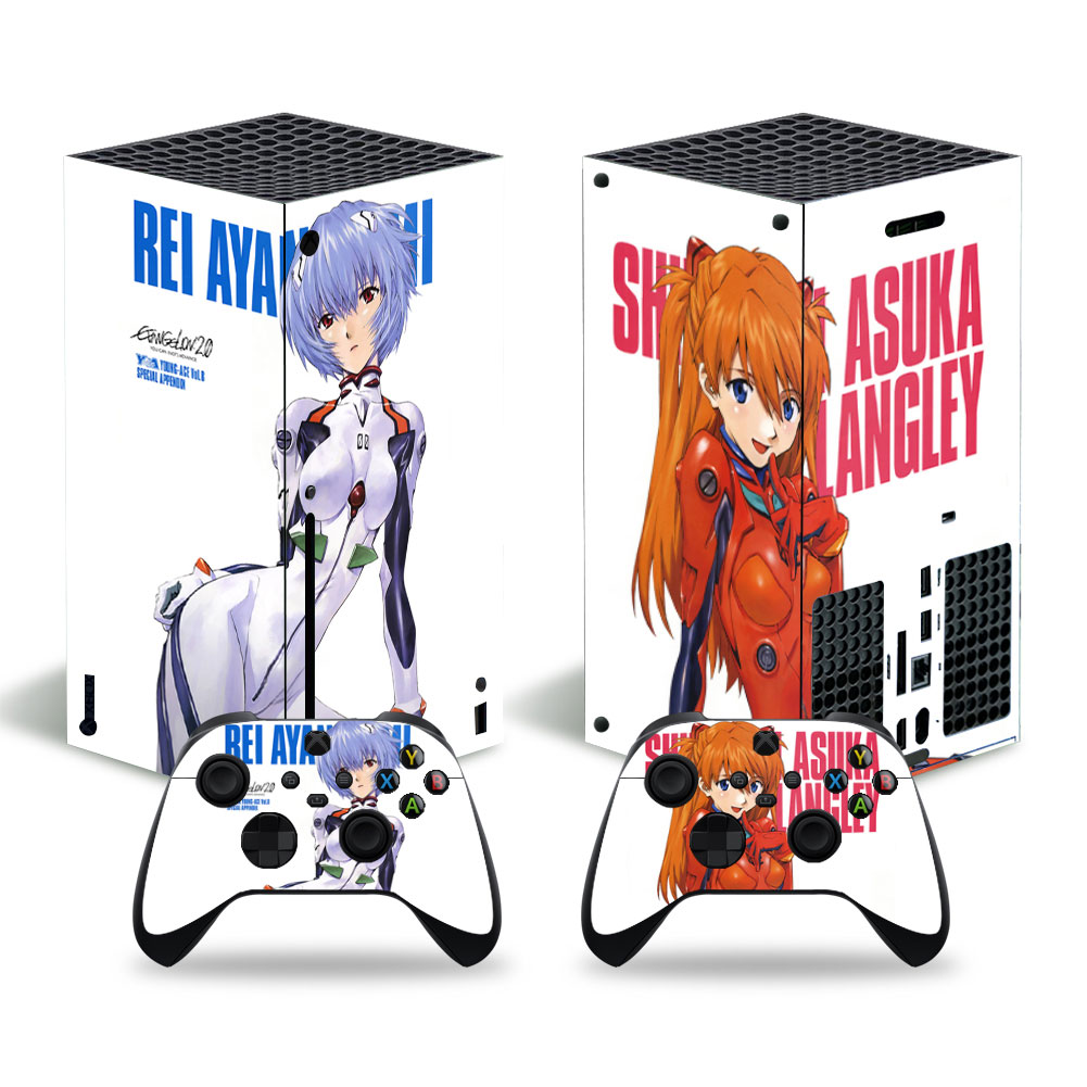Série TNX-4732 - For Xbox Series X Anime EVA Girls PVC Skin Vinyl ...