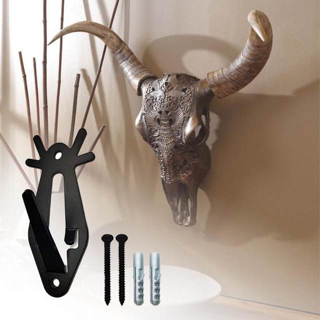 European Skull Mount Hanger Metal European Mount Deer Skull Hanger ...