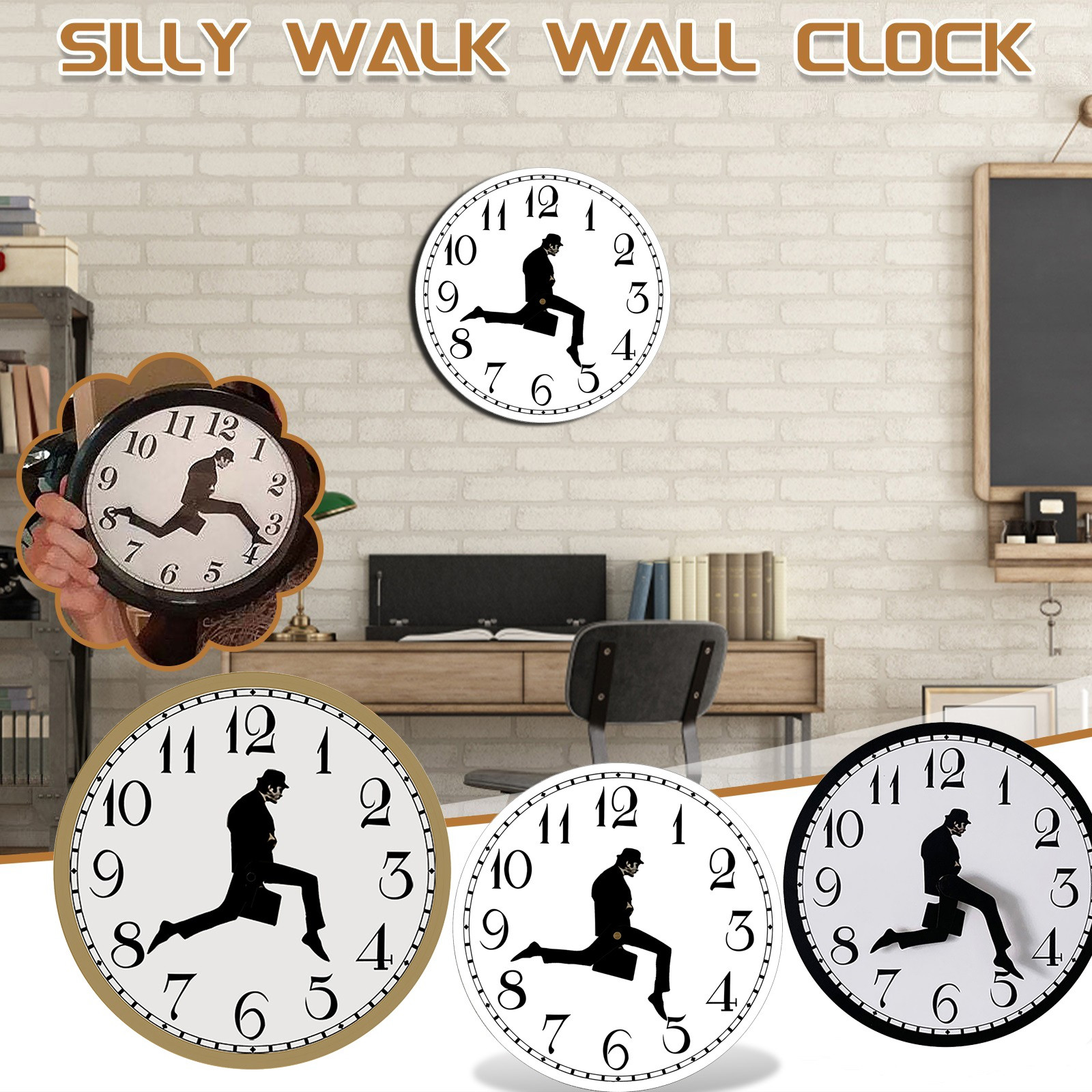 Ministry Of Silly Walks Clock