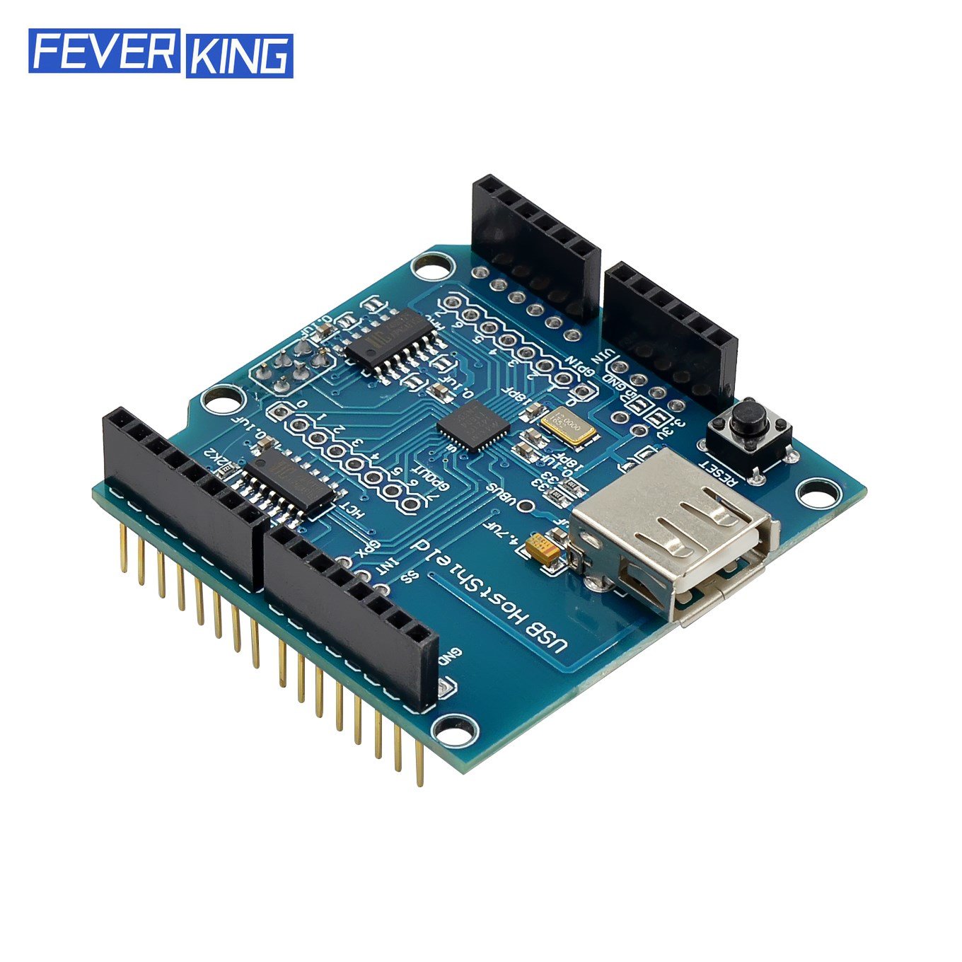 Generic Usb Host Shield 20 For Arduino For Uno Mega Adk Compatible For Android Adk Diy