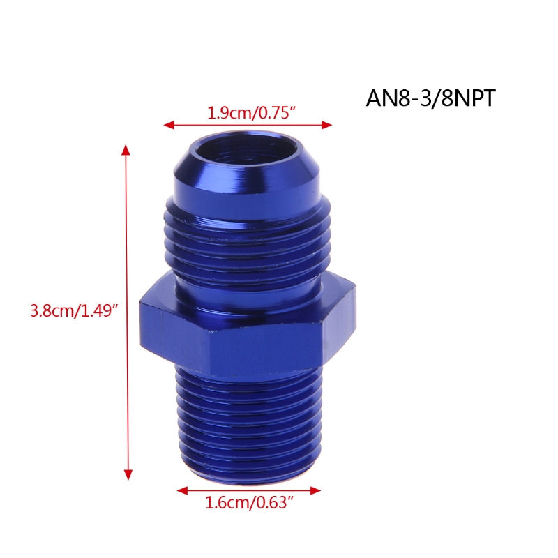 Climatiseur mobile,Soudure mâle en aluminium sur bonde AN6 AN8 raccord tuyau de mazout pour ...