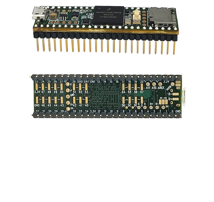 Teensy 3.6 With Headers Kinetis Mcu 32-bit Arm Cortex-m4 Embedded Evaluation Board Teensy3.6 ...