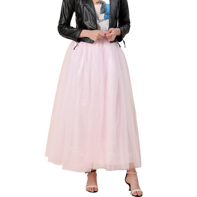 Rok Tutu Tulle Fashion Rok Maxi Panjang Wanita 2023 Rok, 50% OFF