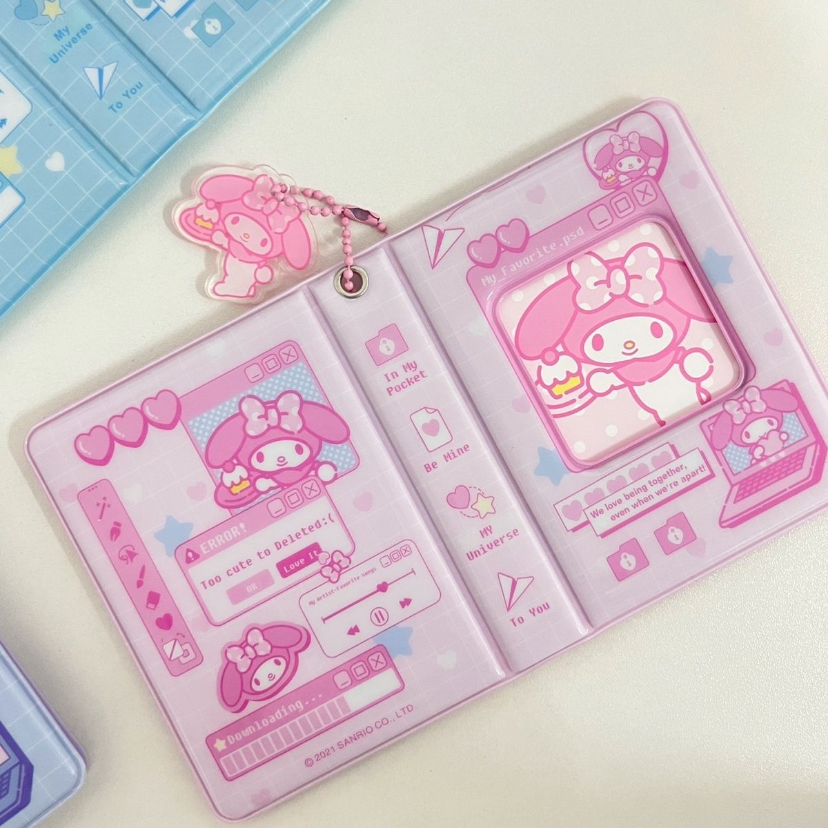 Cute Sanrio Card Binder Cinnamoroll Kuromi Melody Hello Kitty Pom Pom ...