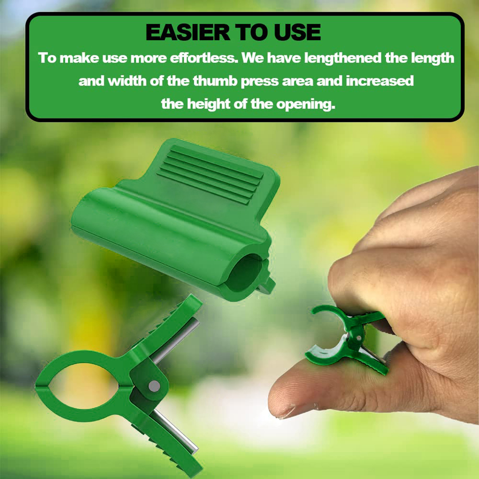 Outils de jardinage - Green - Clips de serre en plastique - 10 pièces ...