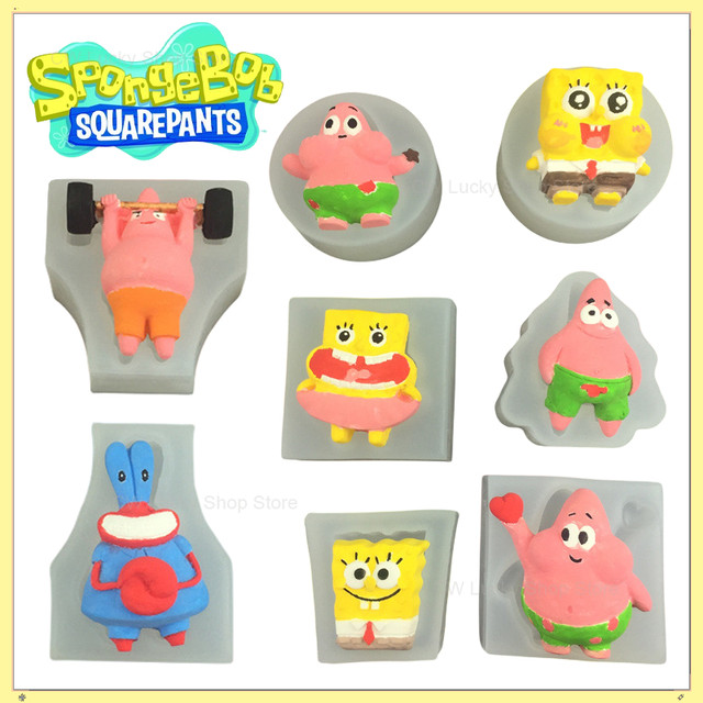 Spongebob Isst Eis Dicker Mann Mit Bart Und Perücke Isst Ein Eis Am