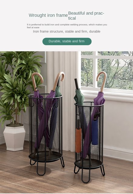 Iron Umbrella Storage Rack Home Door Loading Umbrella Barrel Umbrella ...