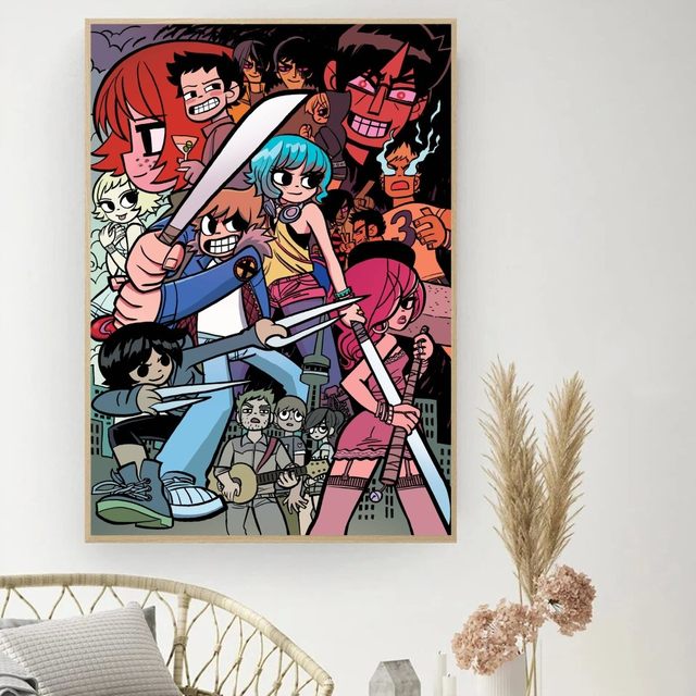 Scott Pilgrim Book Poster