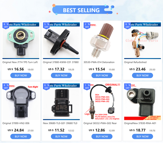 CHENHO BRAND New 079800-7590 37830-RNA-A01 MAP Sensor Intake Air ...