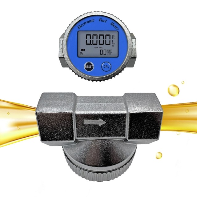 Nauwkeurige Debietmeter Brandstofmeter Digitaal Display Flowmeter ...