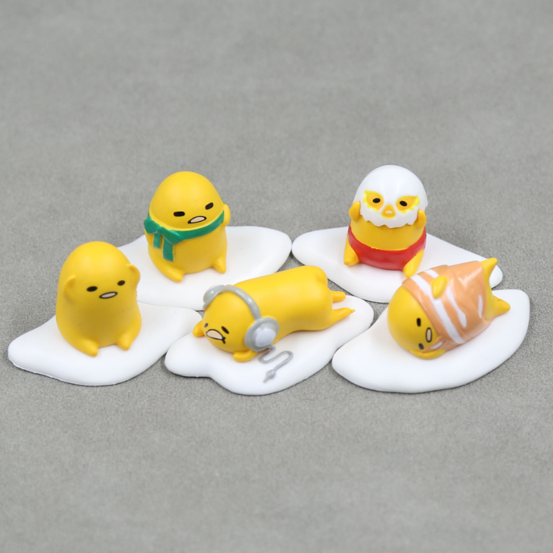 Anime Gudetama Figure Set Decoration Ornaments Toy - KawaiiMerch.com