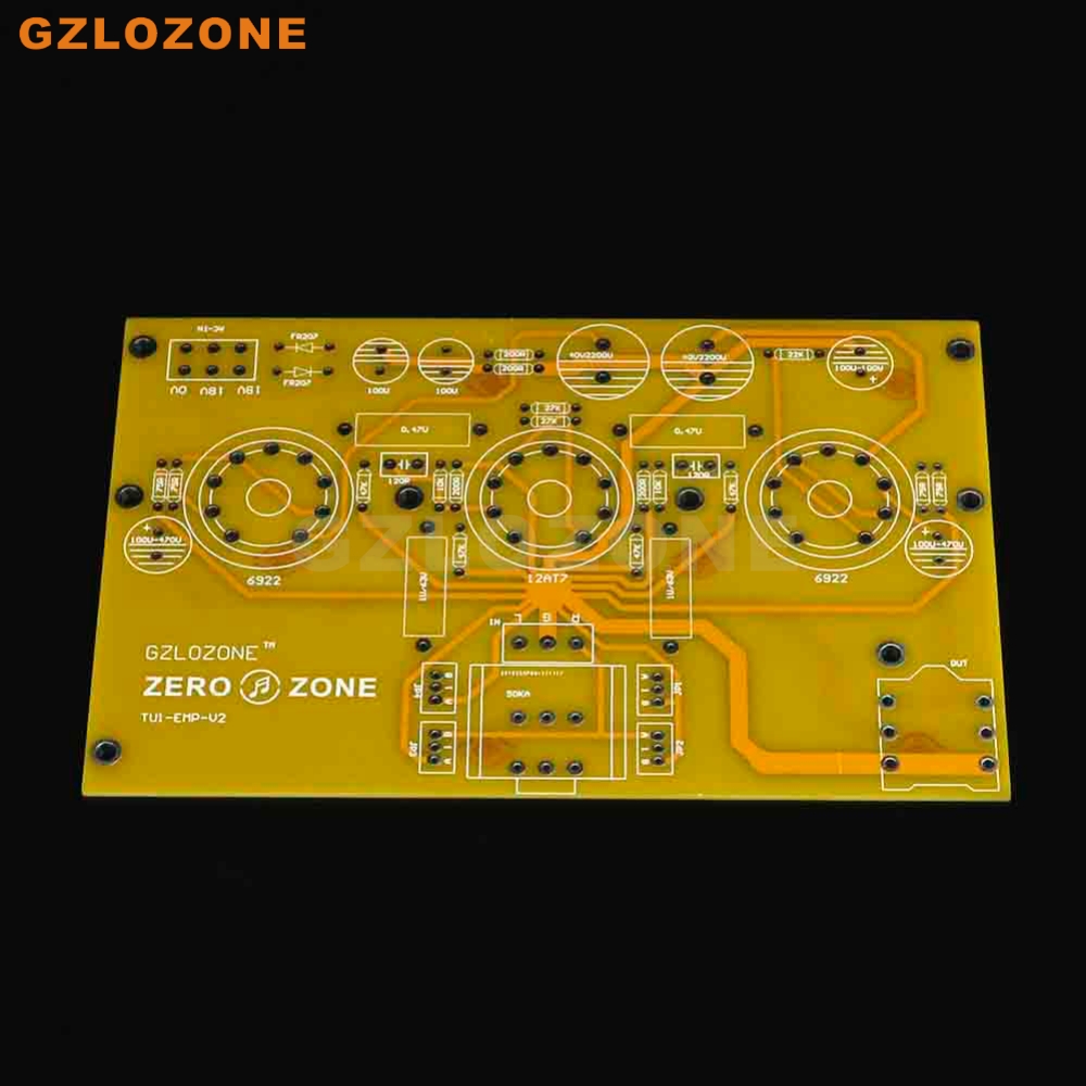 TU1-EMP V2 6922+12AT7 Tube Headphone Amplifier PCB/DIY Kit/Finished ...
