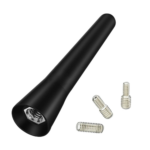 Car antenna mini short car accessories strong radio car roof fixer 6.5 cm long car universal screws M4 M5 M6 Threaded Adapter AliExpress 34
