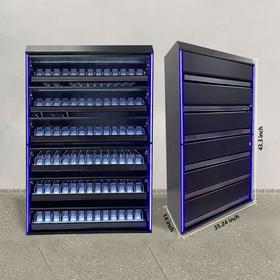 MOQ 5 Sets Supermarket Shop Gas Station Used LED Cigarette Display Rack ...