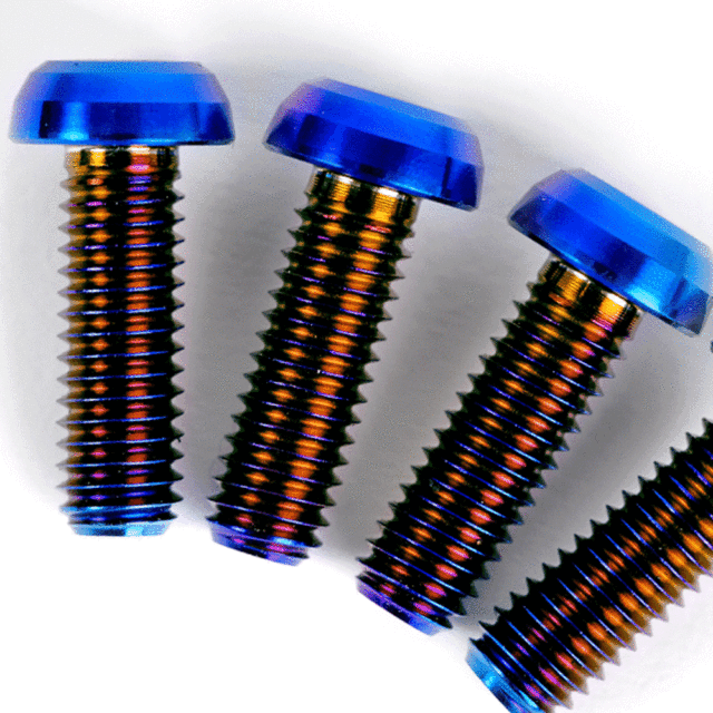 4pcs Brake Disc Bolt Set 4pcs M8x25mm GR5 Titanium Motorcycle Brake ...