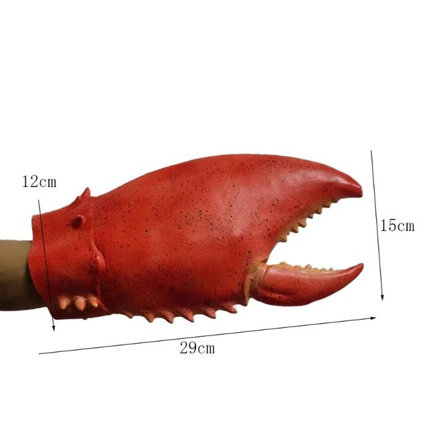 Fish Costume Funny Lobster Crab Claws Gloves Hands Weapon Props ...