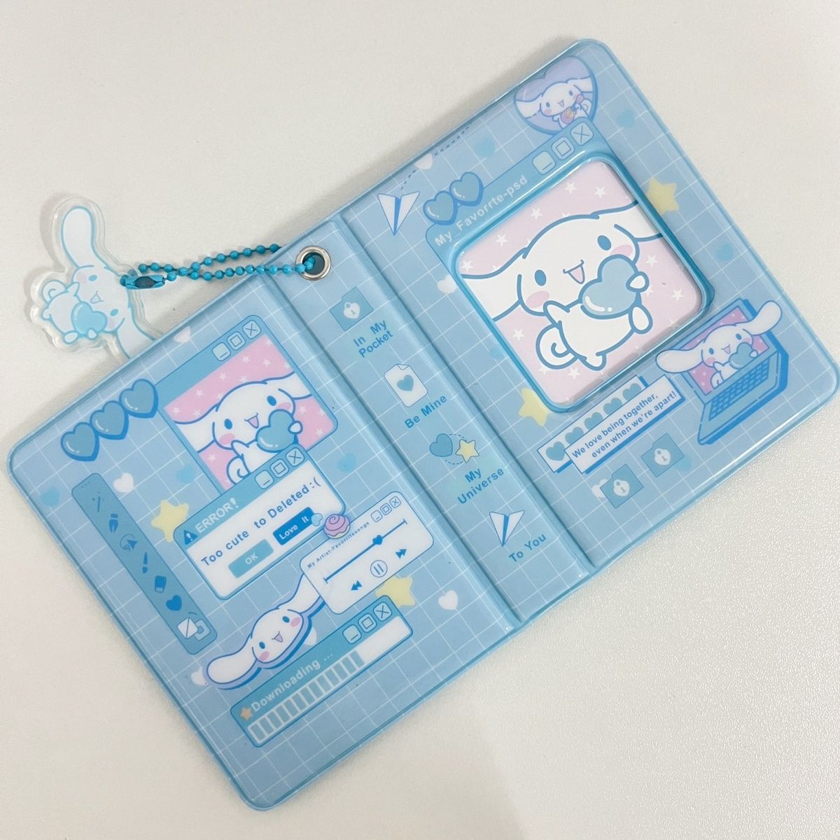 Cute Sanrio Card Binder Cinnamoroll Kuromi Melody Hello Kitty Pom Pom ...