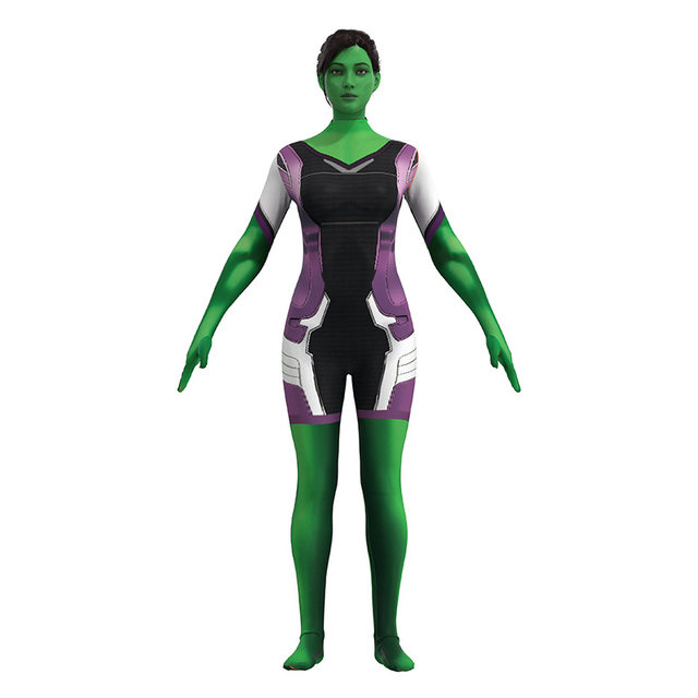 Zij Hulk Kostuum