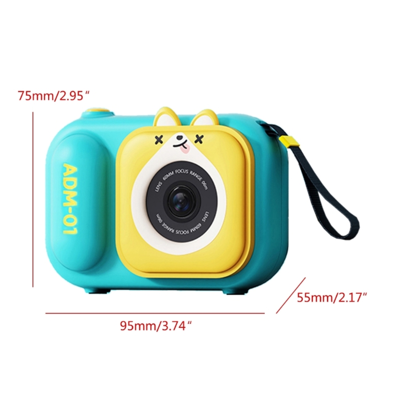 BL-Appareil photo pour enfants de dessin animé sûr et portable avec ...