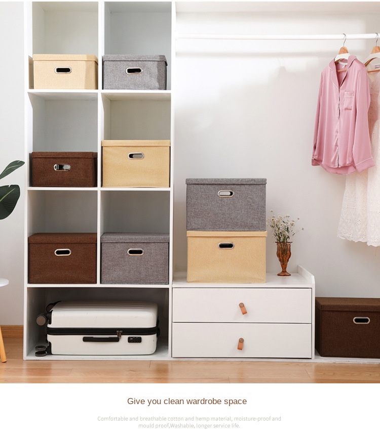 Boîte de Rangement Pliable,Grande Boîte de Rangement Domestique en ...