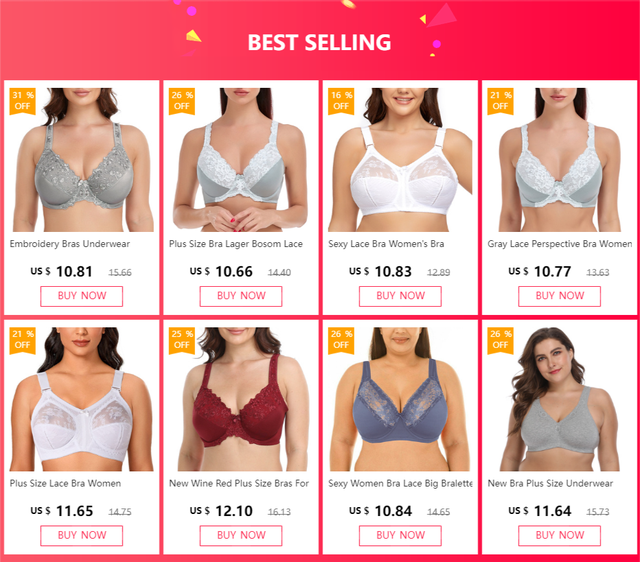 Big Size Bra Women s Wireless Flower Breathable Comfortable Bra Wire Free White Bras Plus Size Bra 34 48 A B C D E F AliExpress