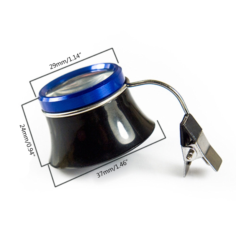 LOUPE OPTIQUE,--Loupe à Clip 10X loupe pour horloger bijoutier réparation de montres nouveau ...