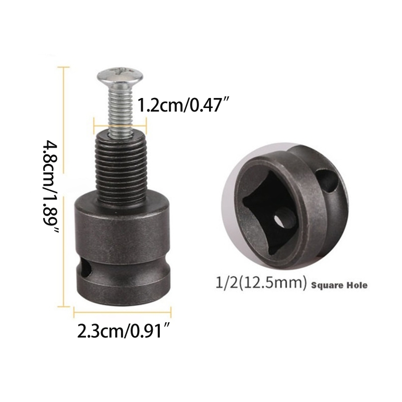 VISSEUSE - DEVISSEUSE,--Adaptateur de mandrin de perceuse avec vis ...