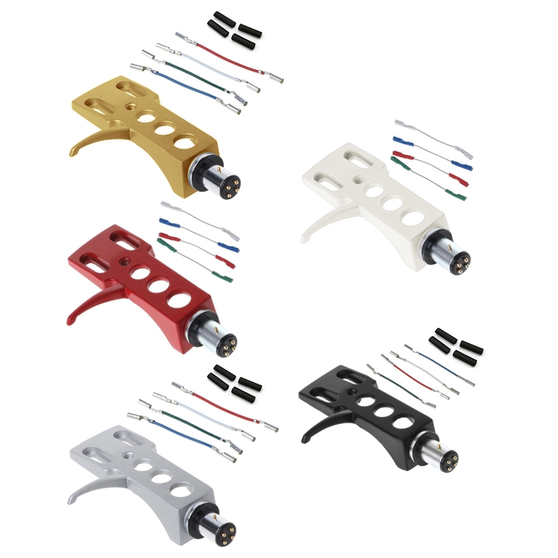 Headshell de tourne-disque - RNCYN - Universel - Rouge - 4 fils ...