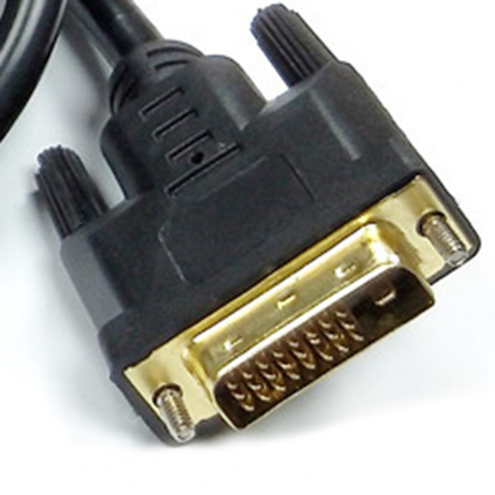 1.5m hdmi compatível para dvi cabo plug and play alta claridade preto hdmi macho compatível para ...